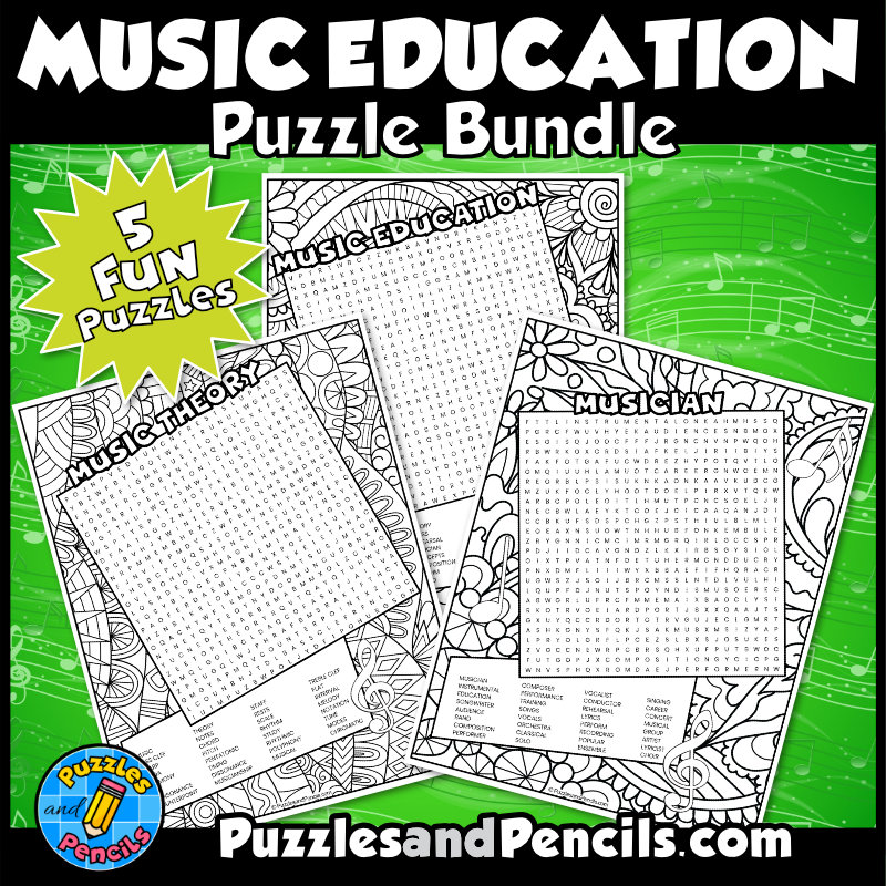 Luck of the Irish Word Search Puzzle with Coloring | St Patrick's Day ...