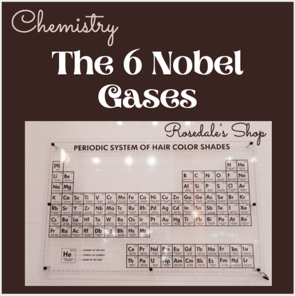 The SIX Noble Gases on the Periodic Table | Secondary School Chemistry ...