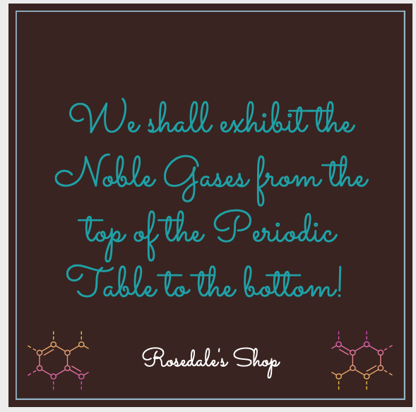 The SIX Noble Gases on the Periodic Table | Secondary School Chemistry ...