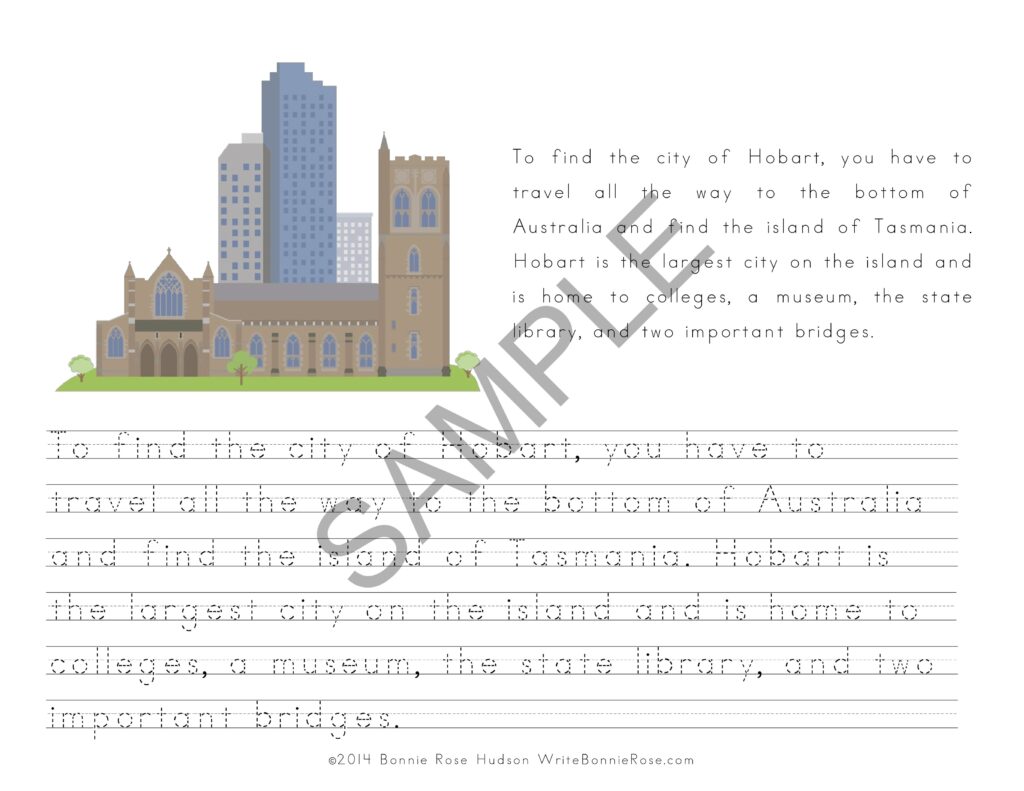 My Book About Australia with Print Copywork | Made By Teachers