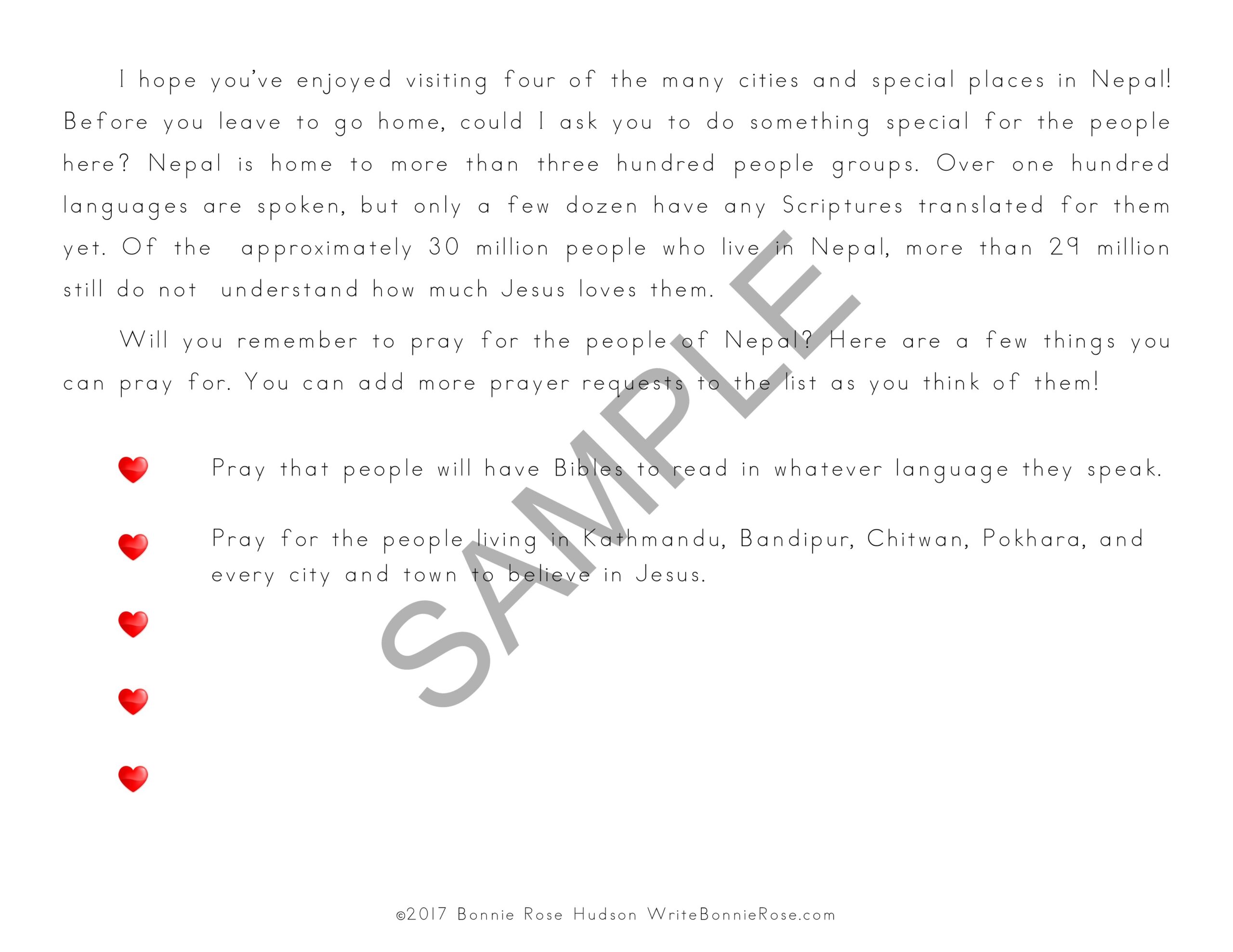 My Book About Nepal with Cursive Copywork | Made By Teachers