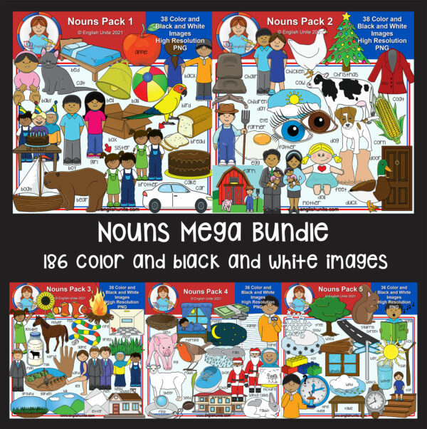 Clip Art - Nouns Bundle | Made By Teachers