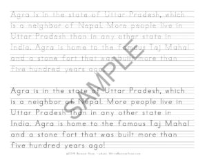 My Book About India with Print Copywork | Made By Teachers