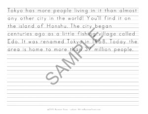 My Book About Japan with Print Copywork | Made By Teachers