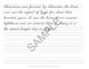 My Book About Egypt with Cursive Copywork | Made By Teachers