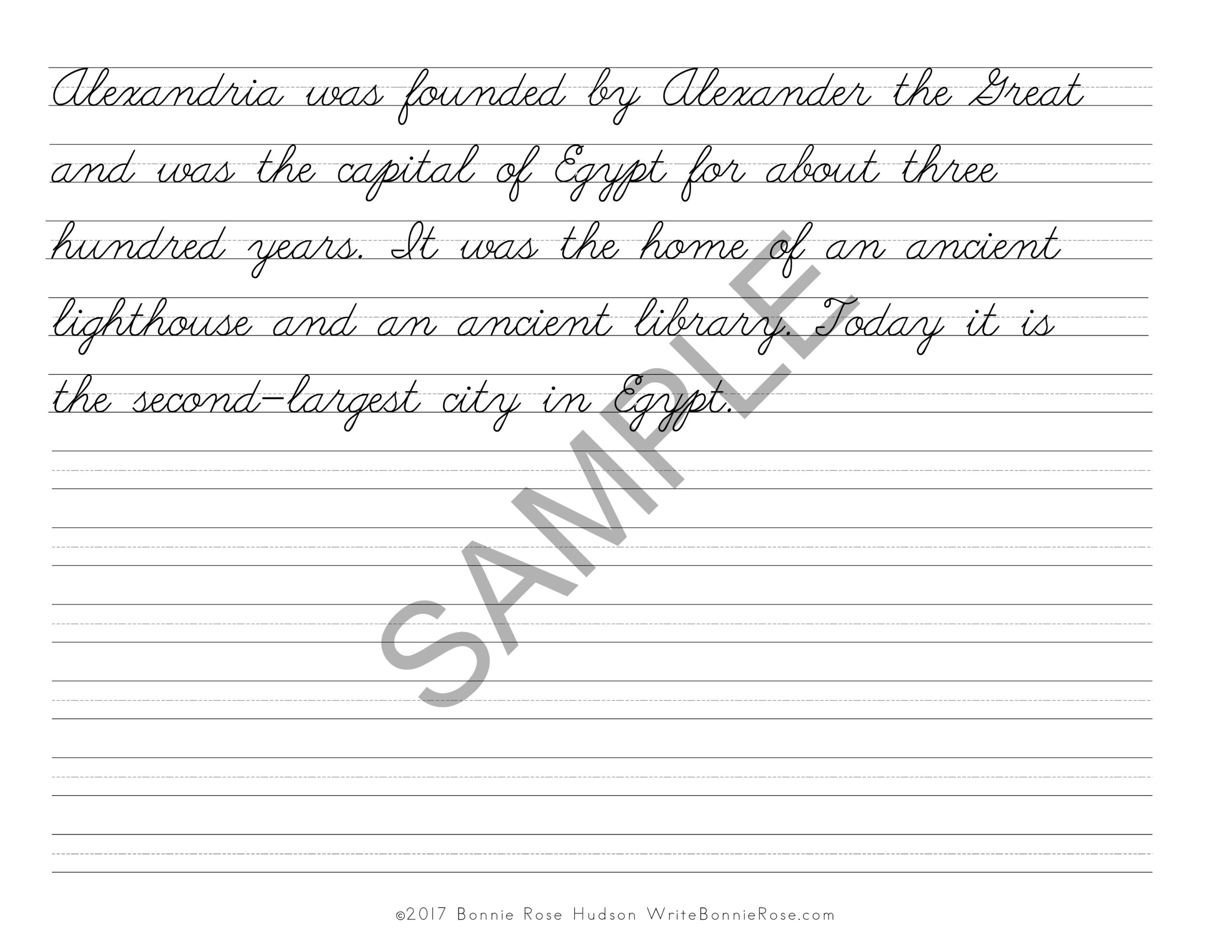 My Book About Egypt with Cursive Copywork | Made By Teachers