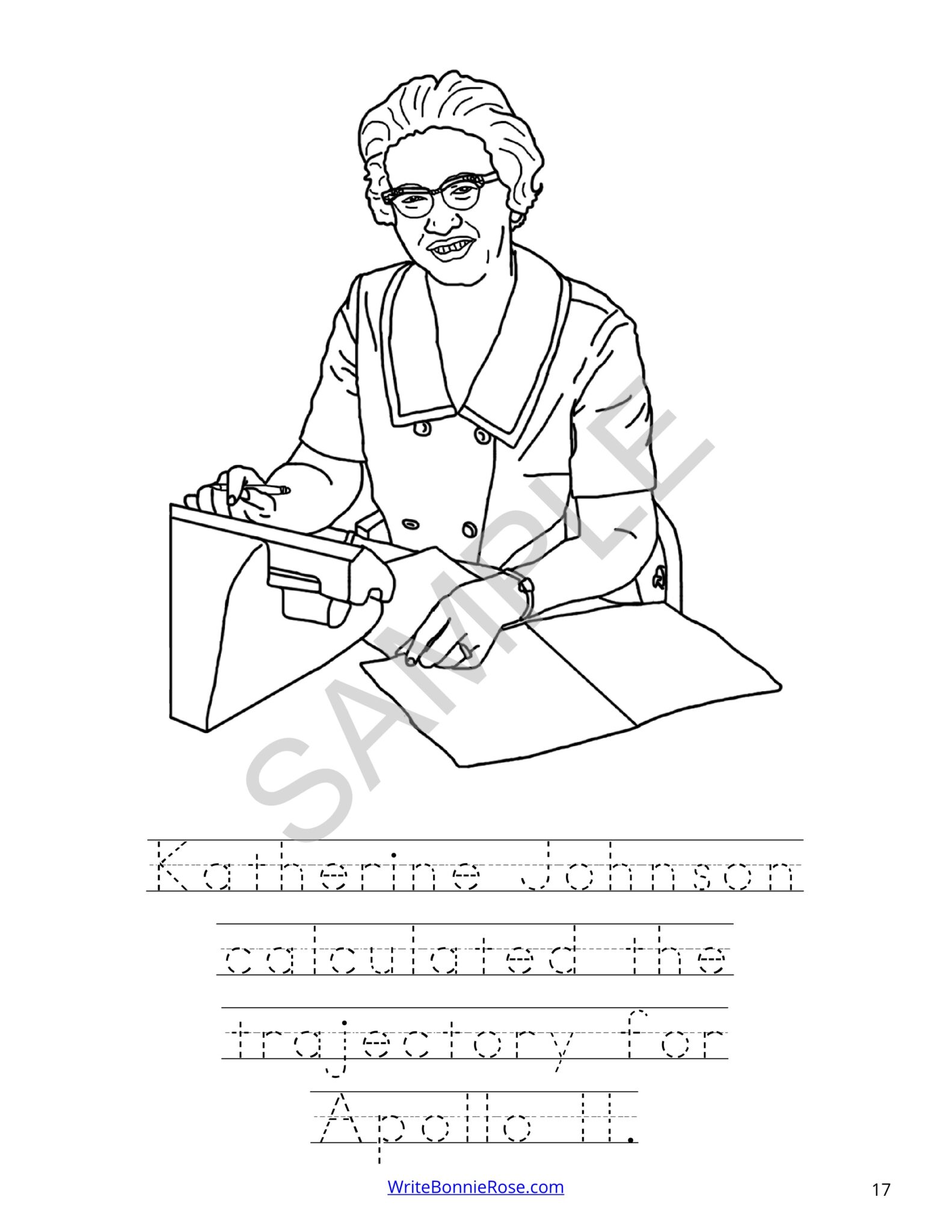 Mission of Apollo 11 Coloring Book-Level B | Made By Teachers