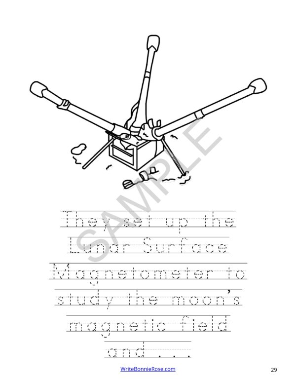Mission of Apollo 11 Coloring Book-Level B | Made By Teachers