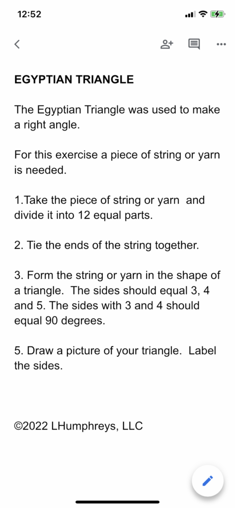 MATH - EGYPTIAN TRIANGLE | Made By Teachers