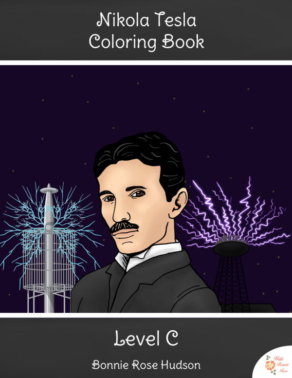 Nikola Tesla Coloring Book-Level C | Made By Teachers