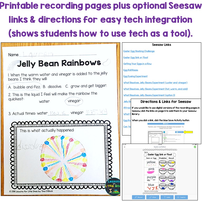 Easter Science Experiments & STEM Challenges Activities Print & Digital ...