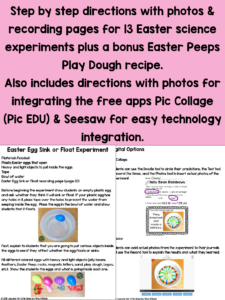 Easter Science Experiments & STEM Challenges Activities Print & Digital ...