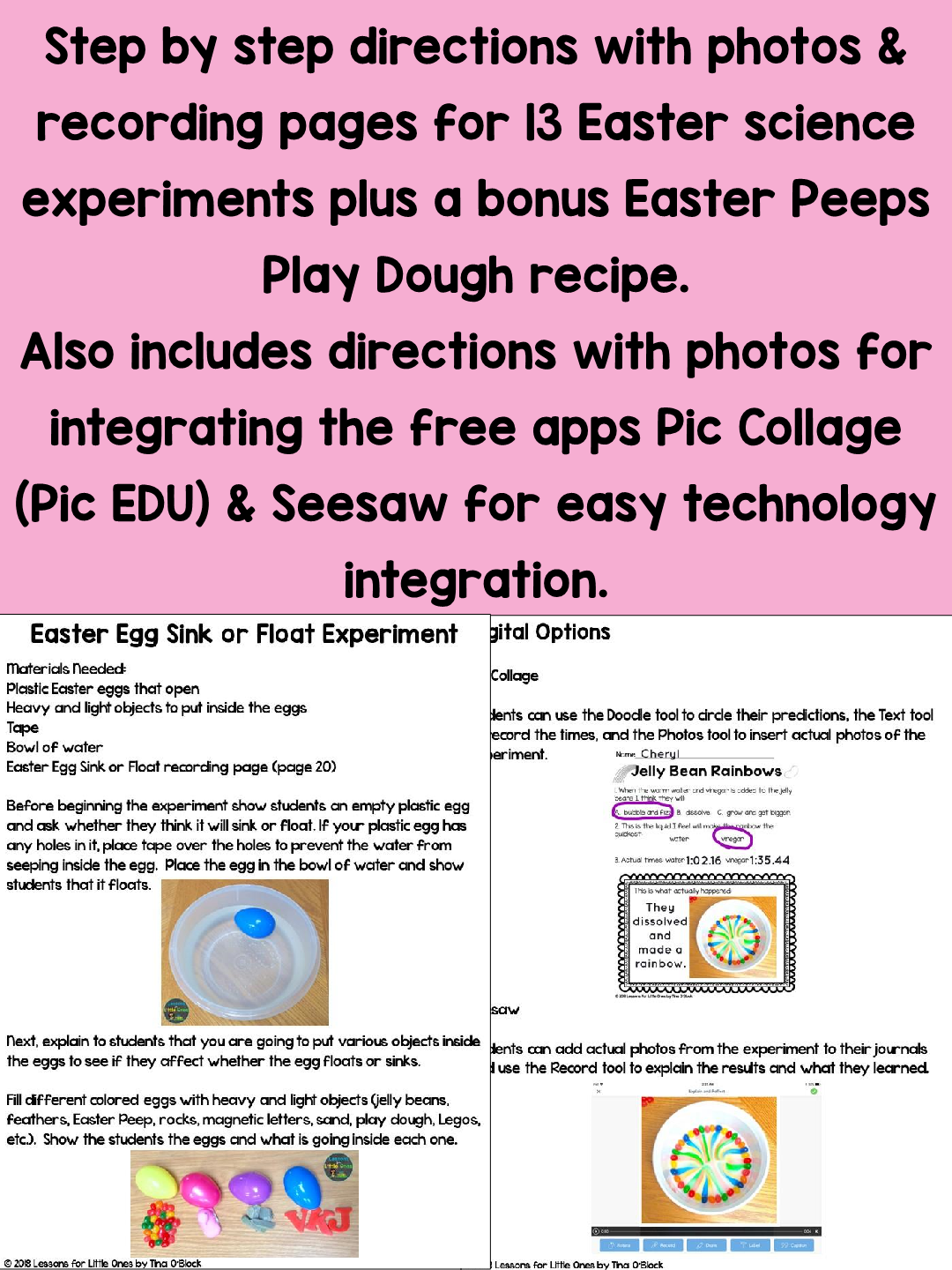 Easter Science Experiments & STEM Challenges Activities Print & Digital Pages | Made By Teachers