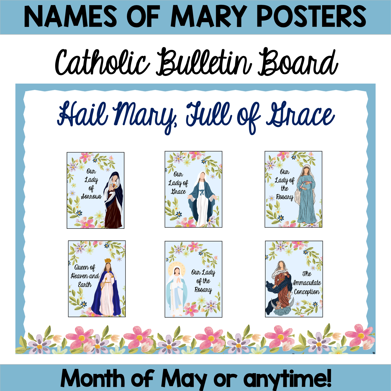 Christian Bulletin Board: God Calls Us Each by Name | Made By Teachers