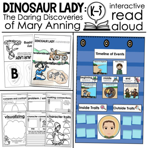 Dinosaur Lady Mary Anning Interactive Read Aloud Activities | Women's ...
