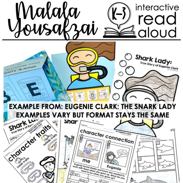 Malala Yousafzai Timeline Craft Interactive Read Aloud Activity Women's ...