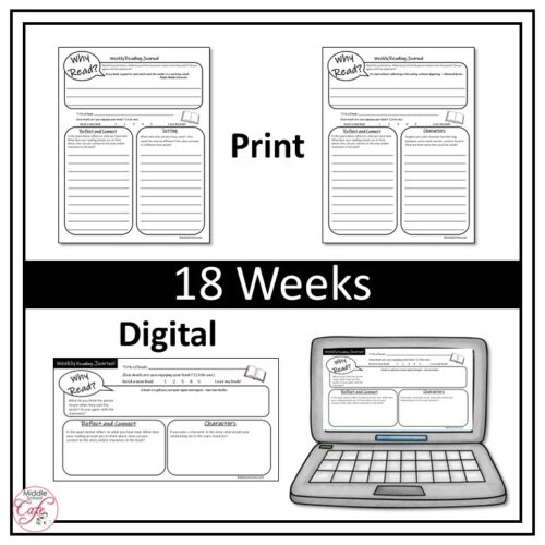 Weekly Reading Reflections | Reading Logs | Made By Teachers
