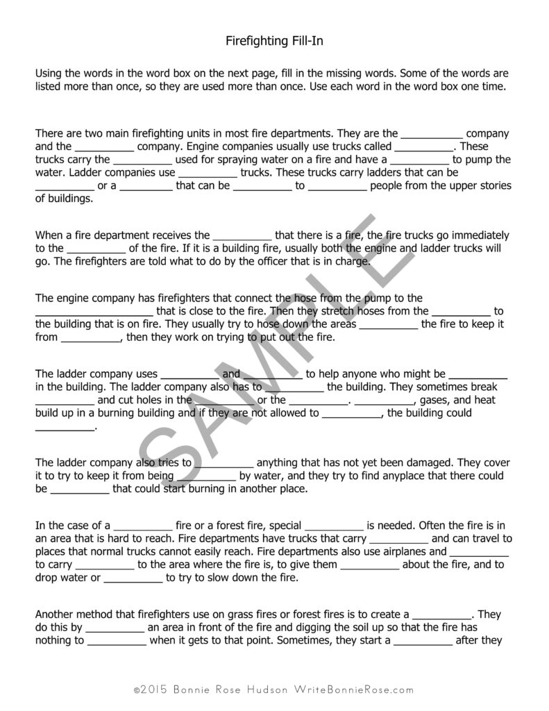 Celebrating Firefighters History and Trivia Activity Pack | Made By ...