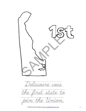 Exploring the United States Coloring Book with Cursive Copywork, Volume ...