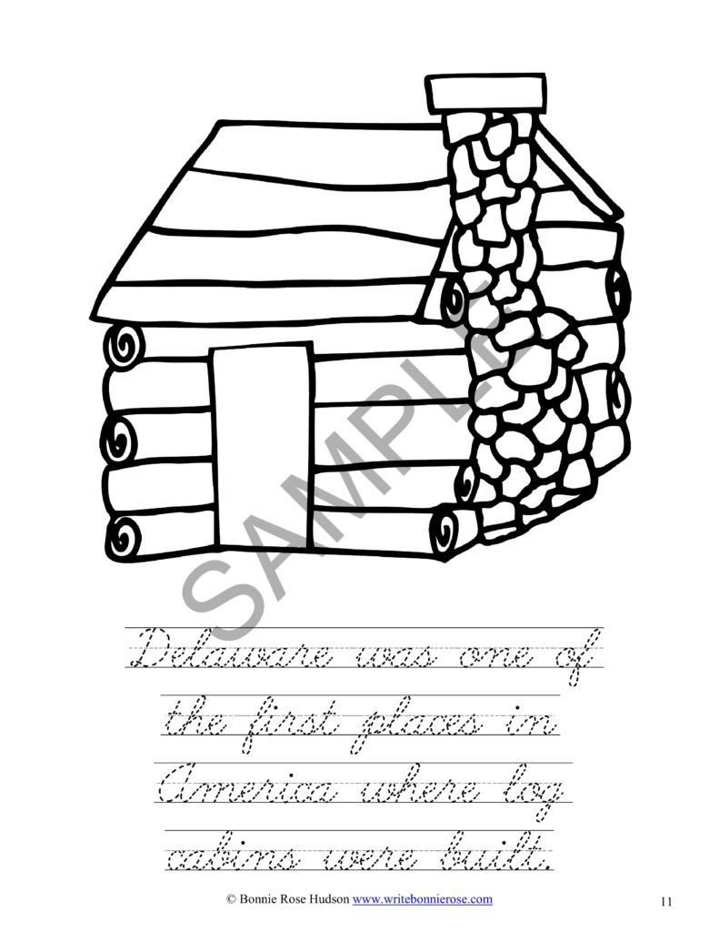 Exploring the United States Coloring Book with Cursive Copywork, Volume ...