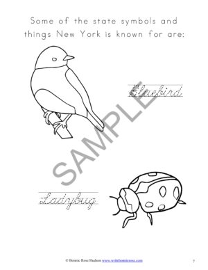 Exploring the United States Coloring Book with Cursive Copywork, Volume ...