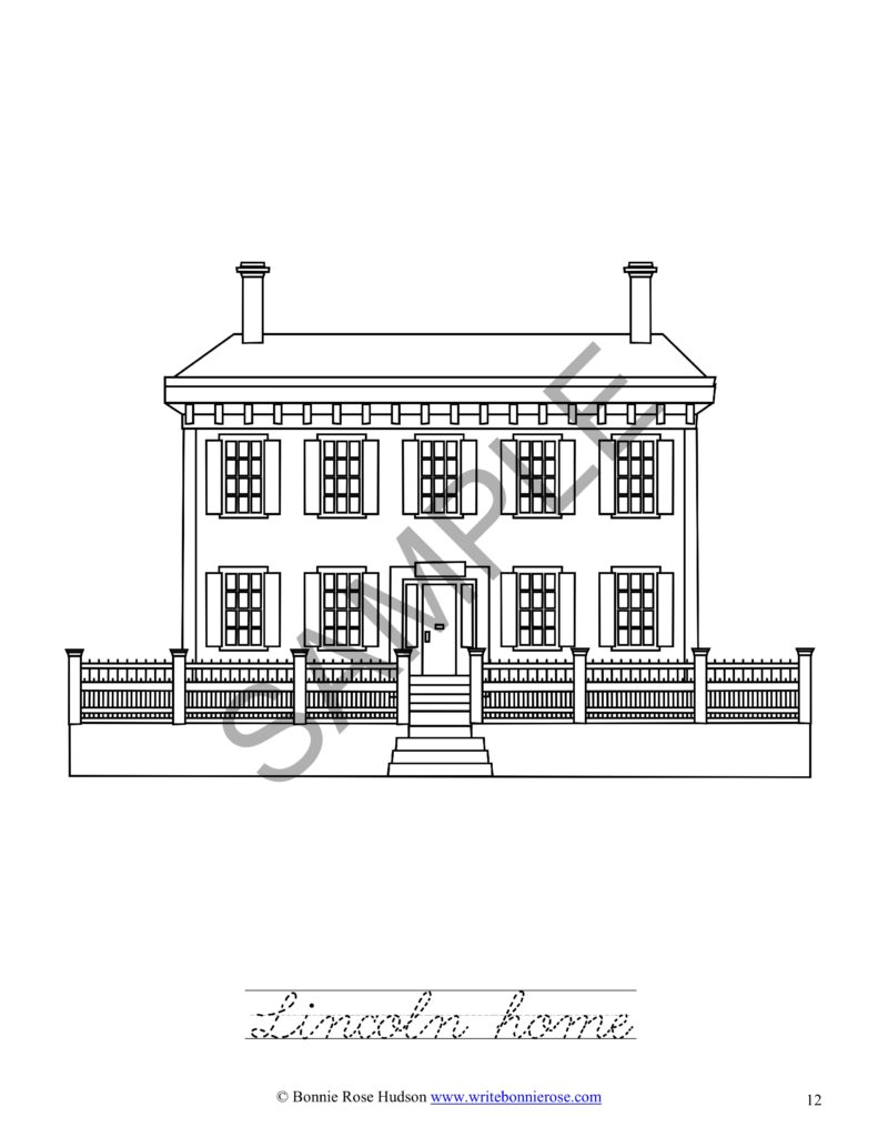 Exploring the United States Coloring Book with Cursive Copywork, Volume ...