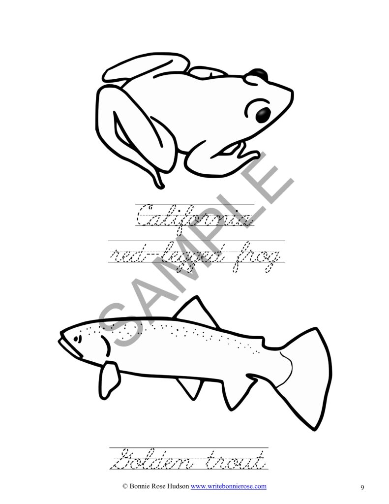 Exploring the United States Coloring Book with Cursive Copywork, Volume ...