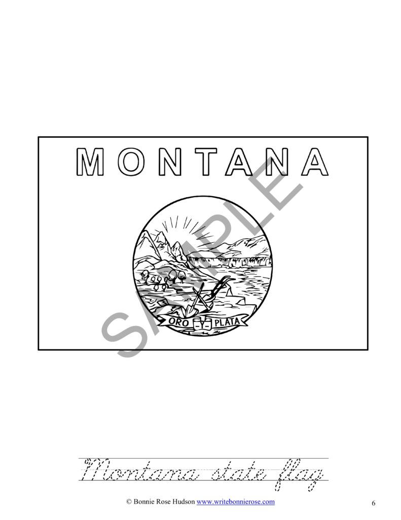 Exploring the United States Coloring Book with Cursive Copywork Bundle ...