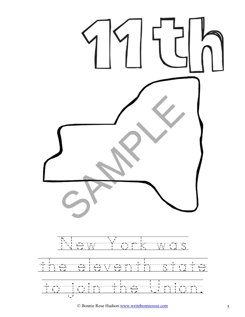 Exploring the United States Coloring Book with Print Copywork, Volume 2 ...