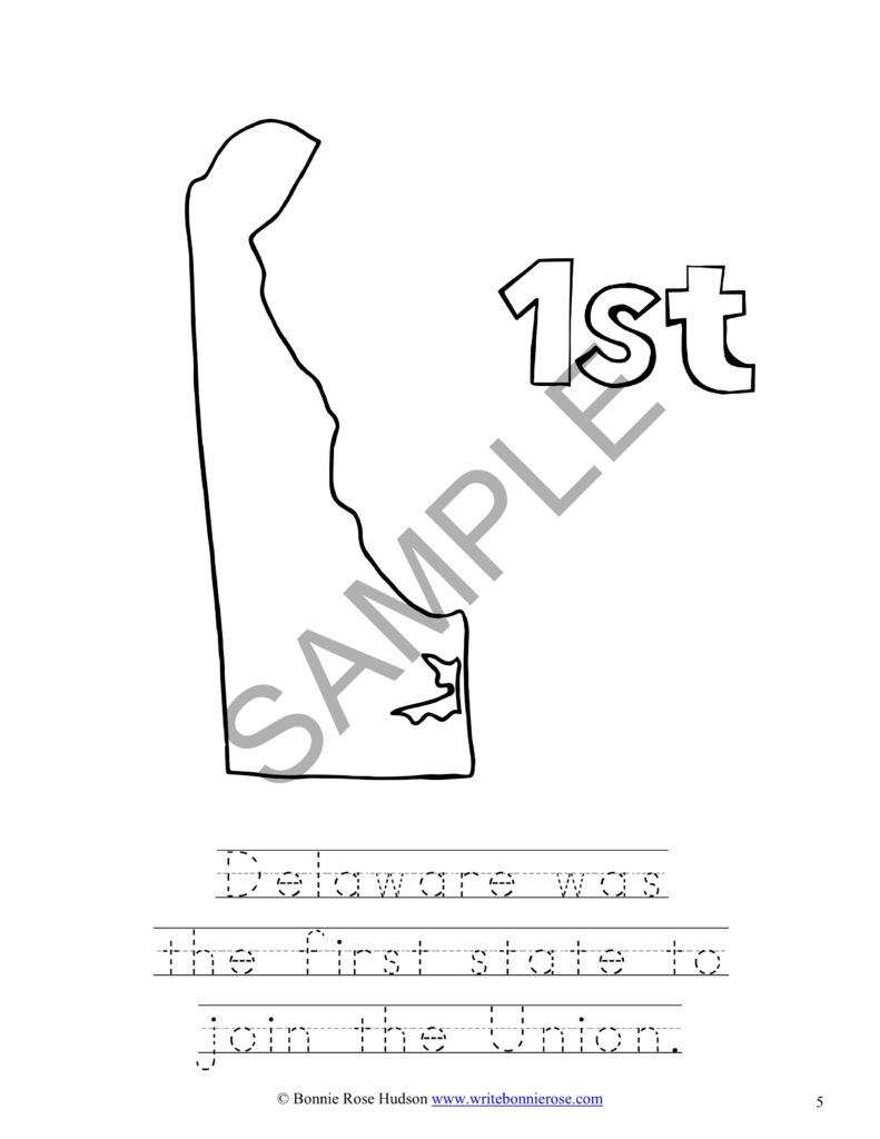 Exploring the United States Coloring Book with Print Copywork Bundle ...