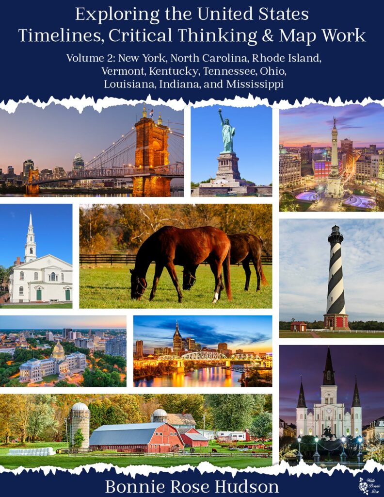 Exploring the United States Timelines, Critical Thinking, and Map Work ...