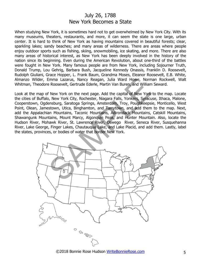 Exploring the United States Timelines, Critical Thinking, and Map Work ...