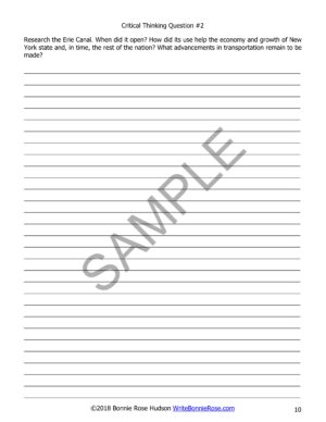 Exploring the United States Timelines, Critical Thinking, and Map Work ...