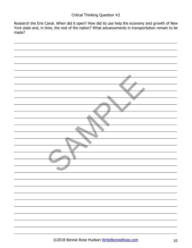 Exploring the United States Timelines, Critical Thinking, and Map Work ...