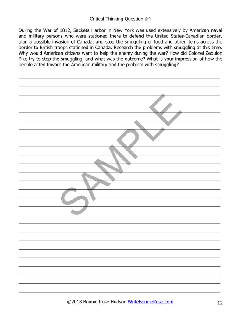 Exploring the United States Timelines, Critical Thinking, and Map Work ...