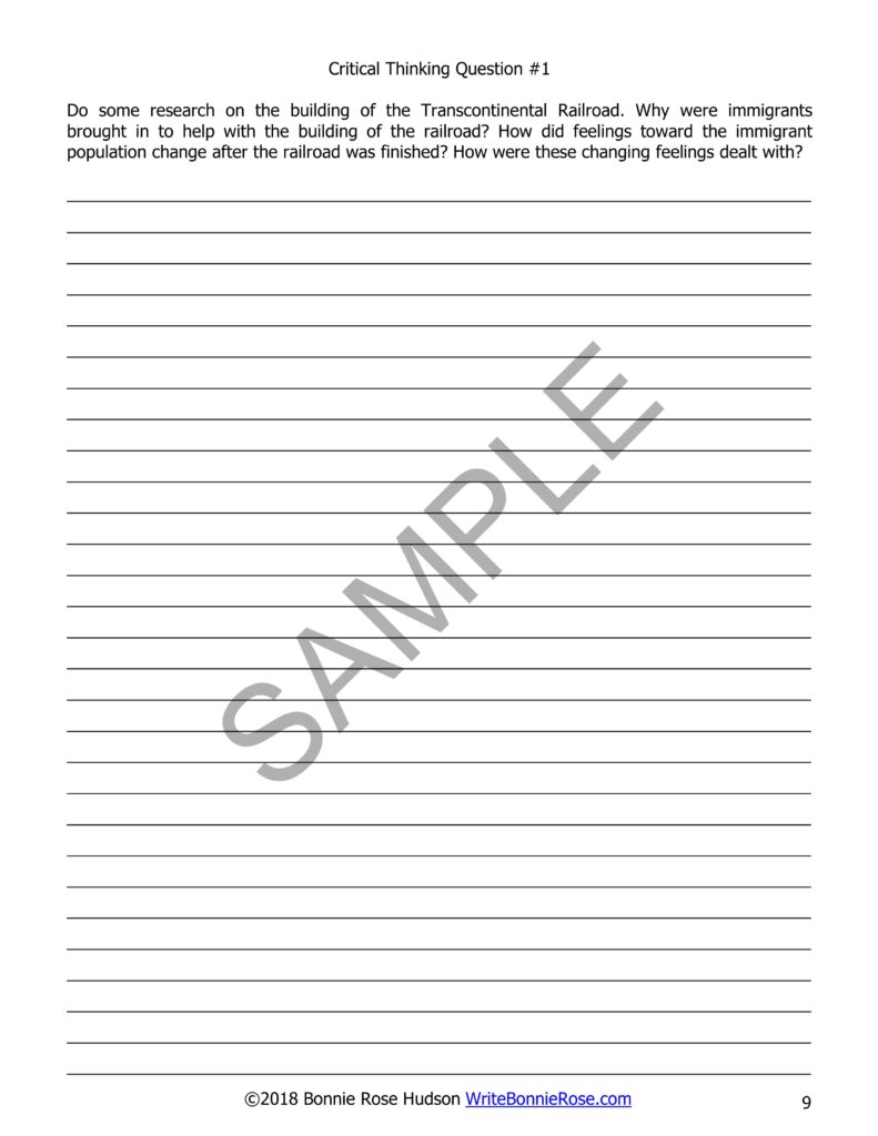 Exploring the United States Timelines, Critical Thinking, and Map Work ...