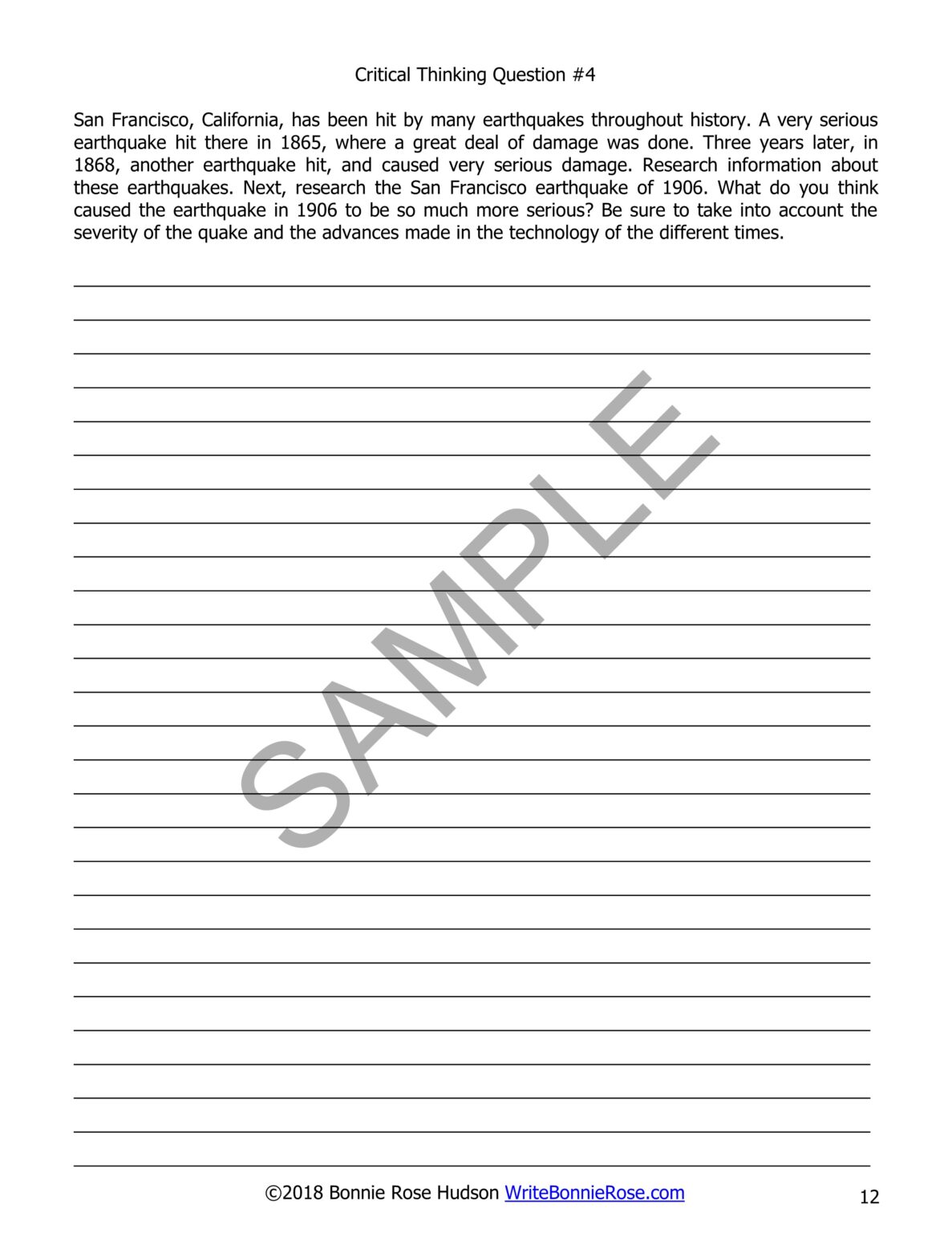 Exploring the United States Timelines, Critical Thinking, and Map Work ...