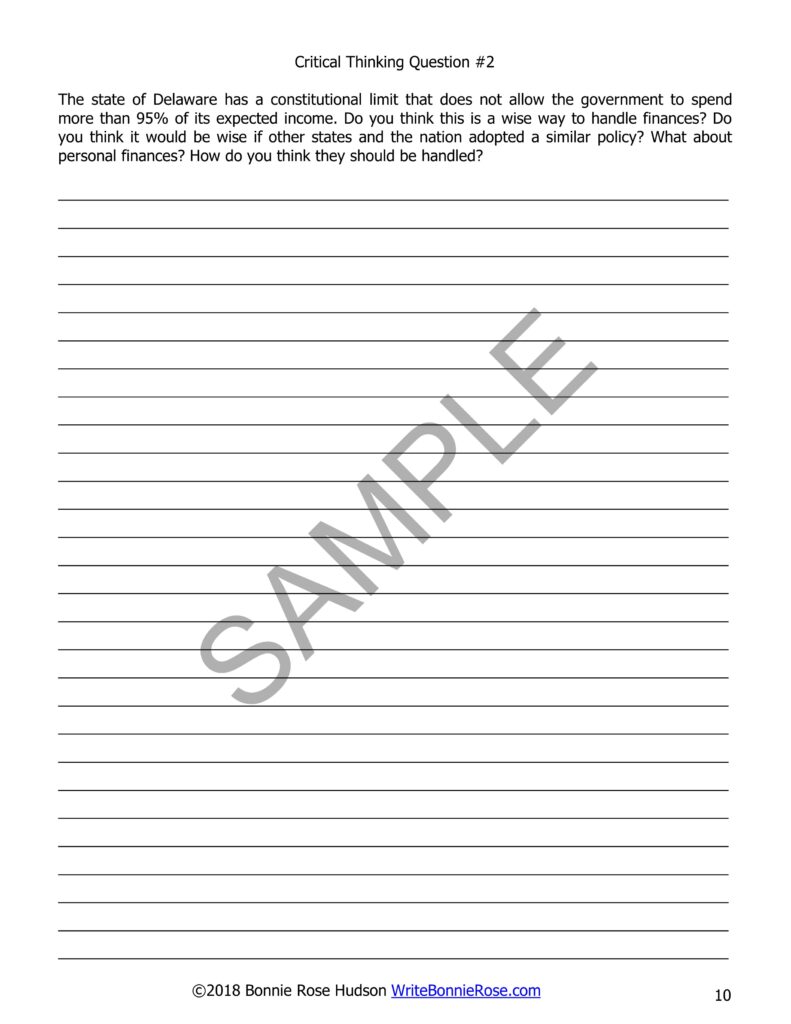 Exploring the United States Timelines, Critical Thinking, and Map Work ...