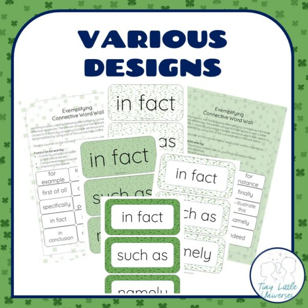 St Patrick's Exemplifying Conjunctions NO PREP Sentence Game and ...