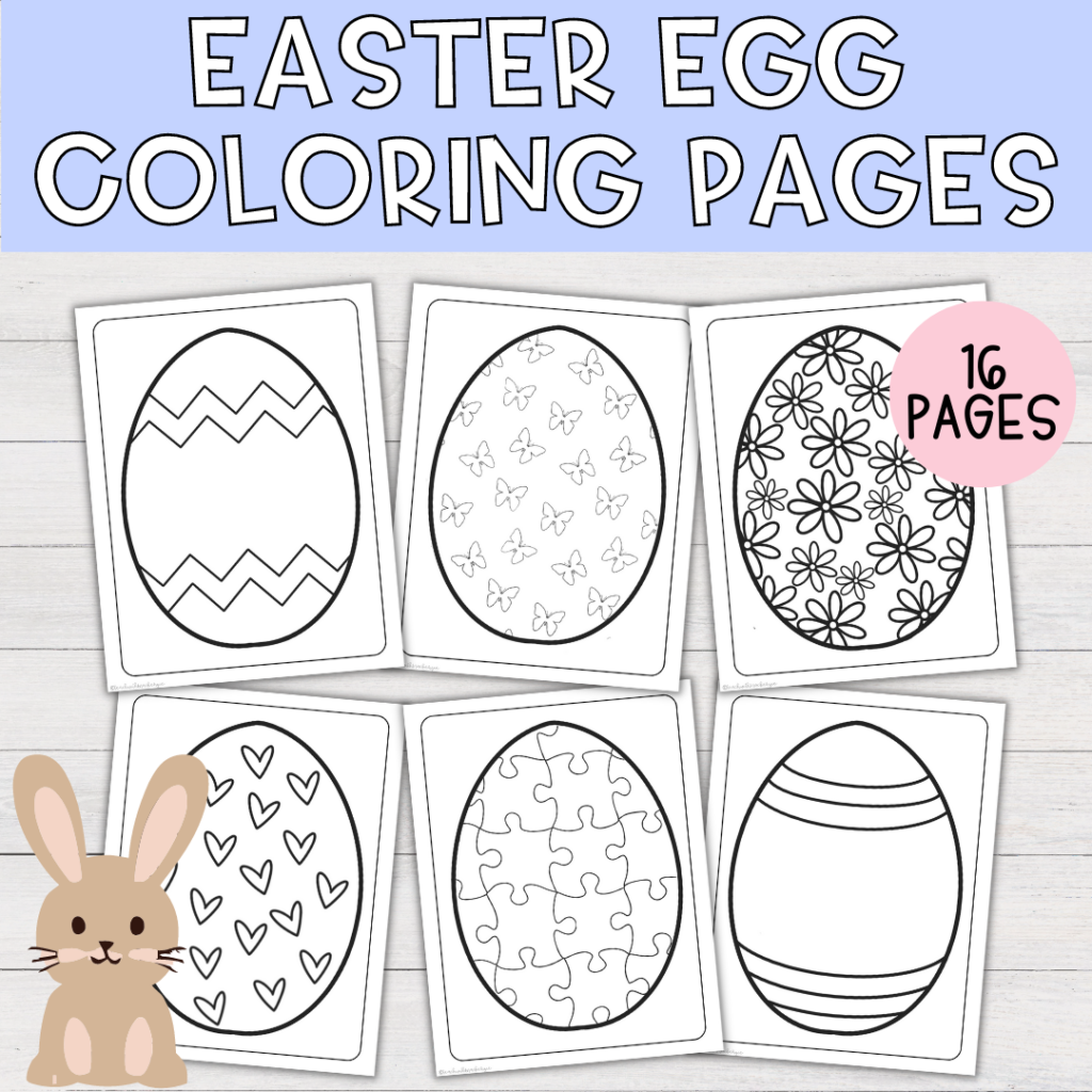 Easter Egg Coloring Pages | Made By Teachers