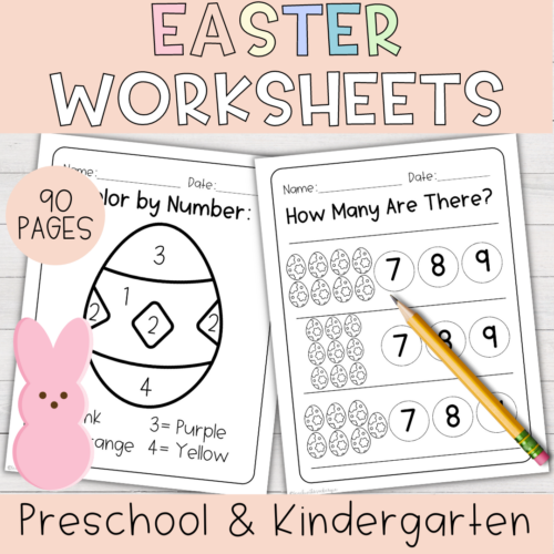 Easter No Prep Worksheets for Preschool and Kindergarten | Made By Teachers