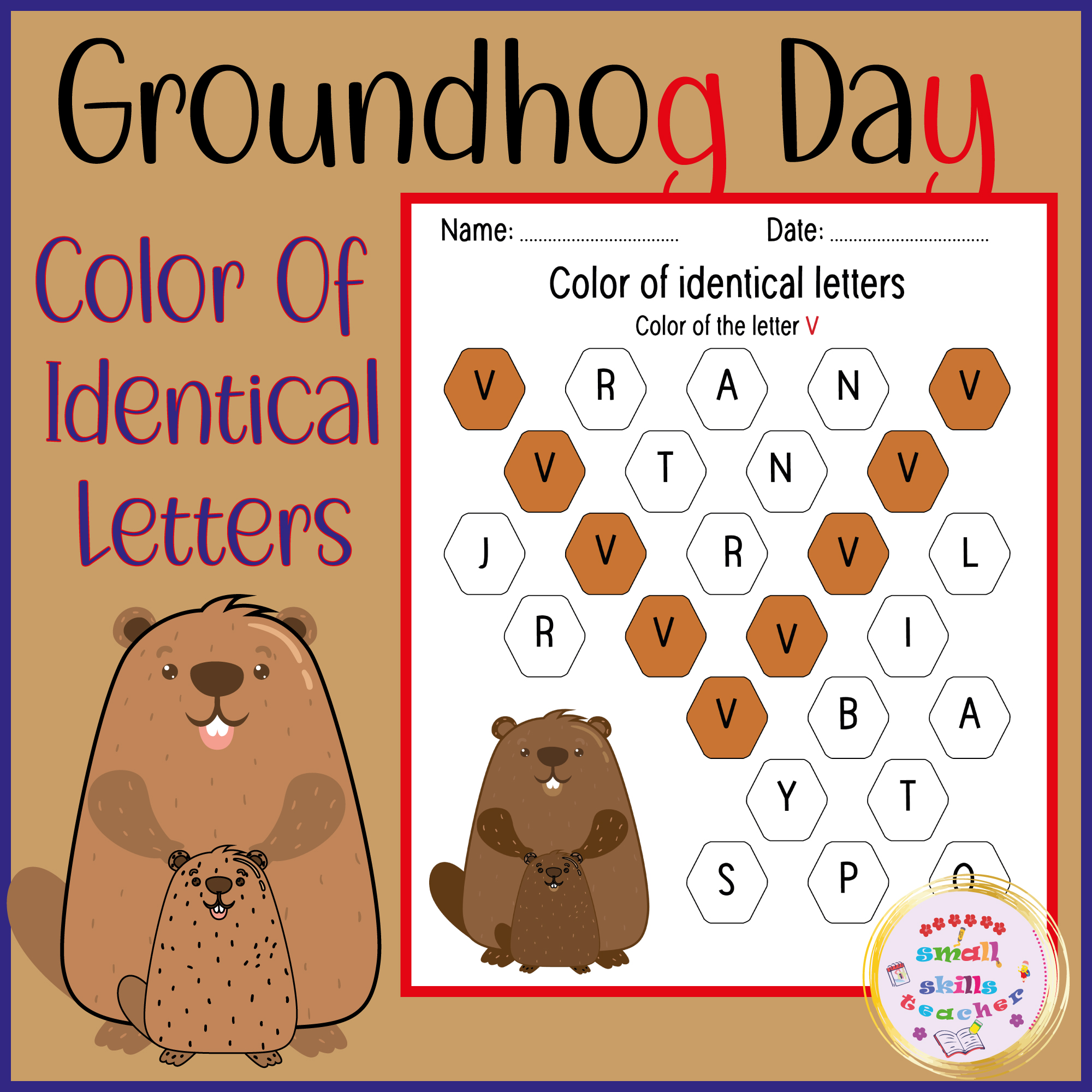 Groundhog Day Activities and learn the alphabet | Made By Teachers