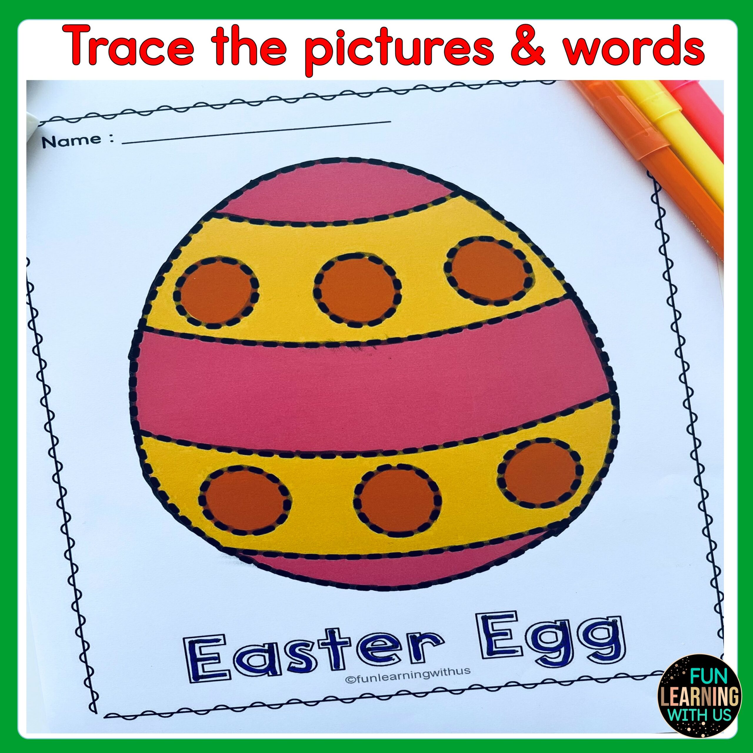 Easter Picture Tracing & Coloring Fine Motor Worksheets | Made By Teachers