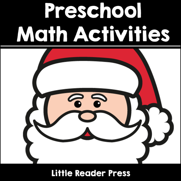 Santa Preschool Math Activities | Made By Teachers