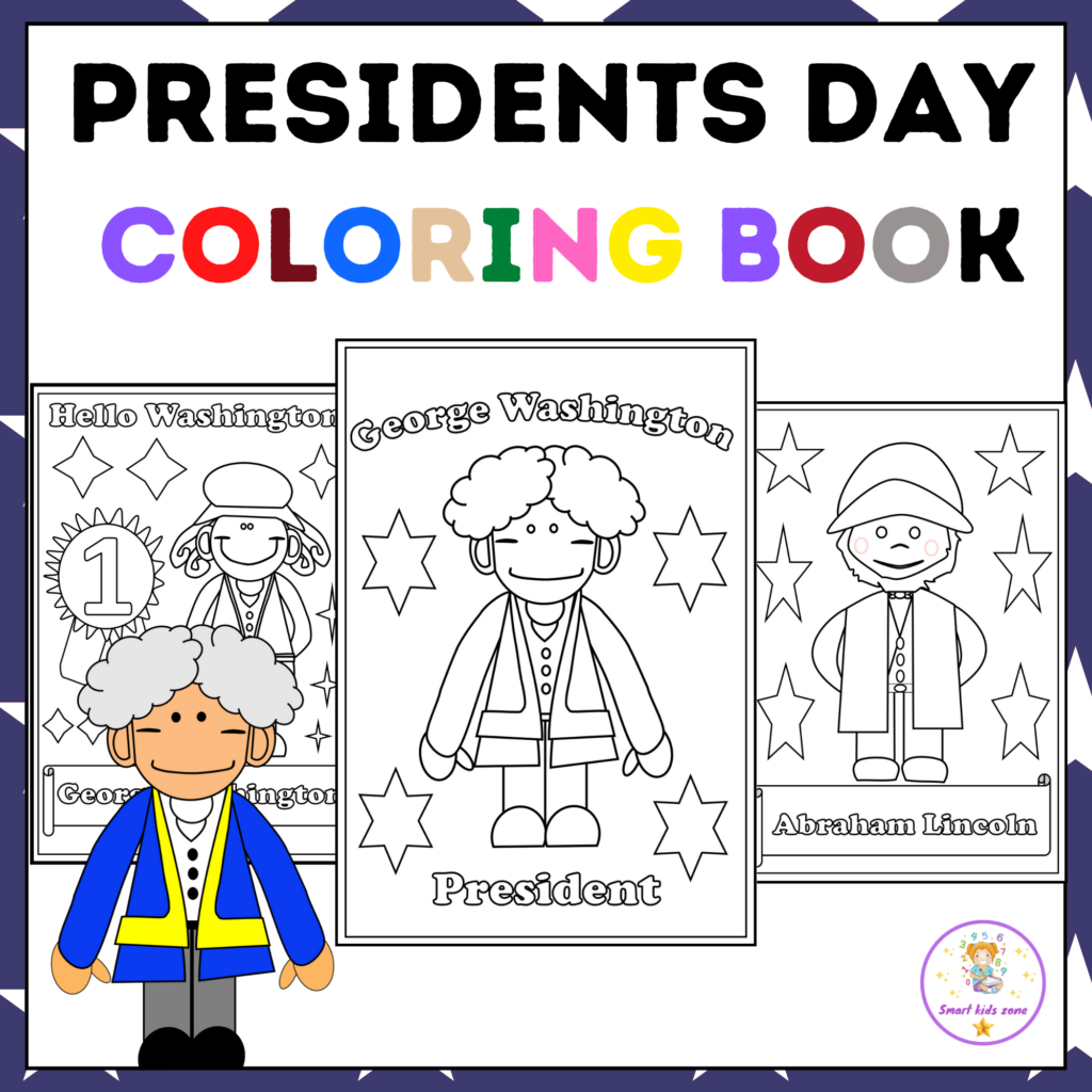 Presidents Day Coloring | Early Presidents Abraham Lincoln & George ...