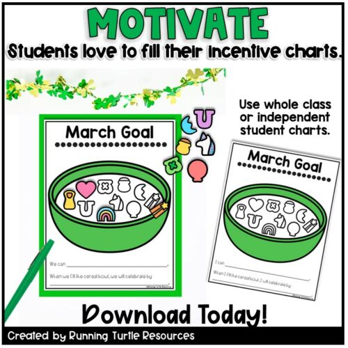 Positive Behavior Chart Printable, St Patricks Day Classroom Management ...