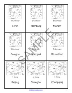 Cities of the World Geography Card Game | Made By Teachers
