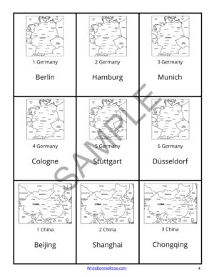 Cities of the World Geography Card Game | Made By Teachers