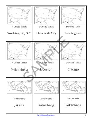 Cities of the World Geography Card Game | Made By Teachers
