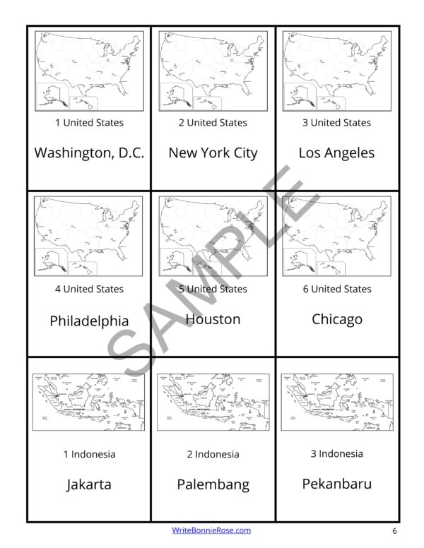 Cities of the World Geography Card Game | Made By Teachers